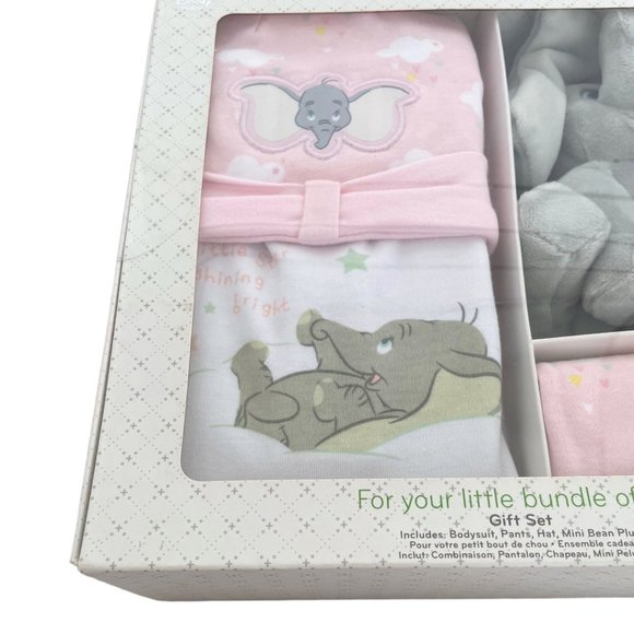 Disney | Accessories | Disney Store Dumbo Pink Girl Baby Gift Set 92m ...